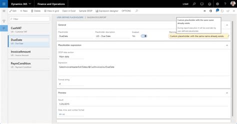 How To Use User Defined Placeholders Docentric Ax