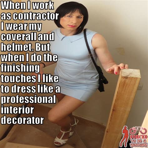 Tg Captions And More Dressed For The Job Sissy Tg Caption