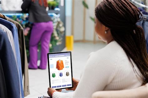 premium photo boutique client using clothing store app