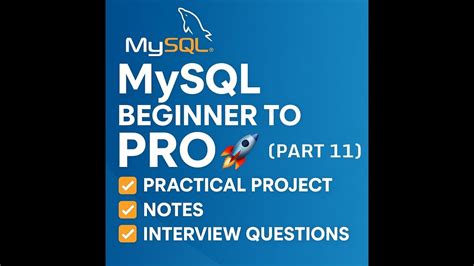 Mysql Beginner To Pro Course Joins In Mysql Explained 🔥 Part 11