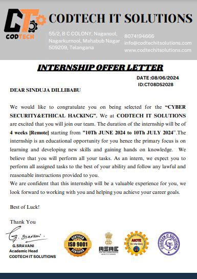 Sinduja Dillibabu On Linkedin Cybersecurity Ethicalhacking