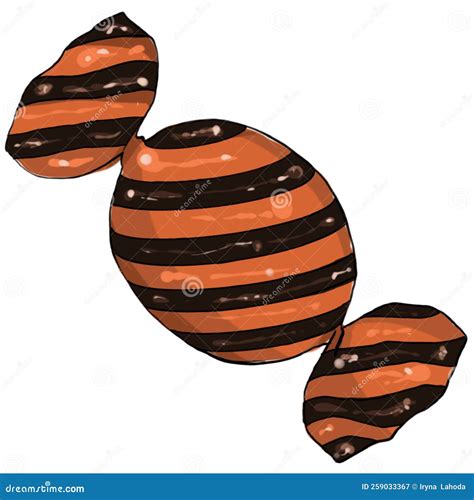 Halloween Candy Stock Illustration Illustration Of Textile 259033367