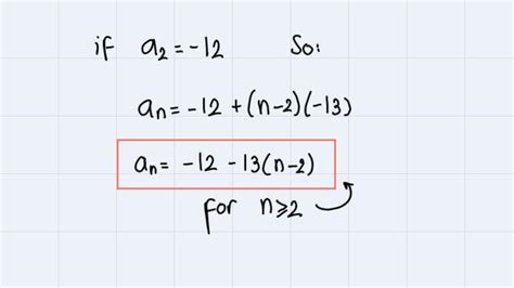 Write A Recursive Formula For The Following Arithmetic Sequence1 12
