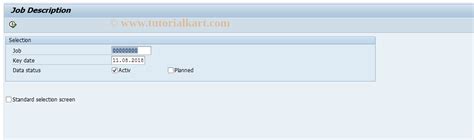 PSOC SAP Tcode Job Reporting