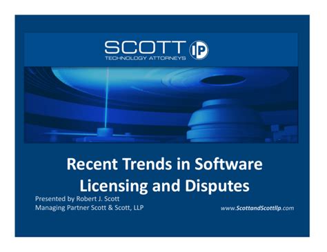 Recent Trends In Software Licensing And Disputes