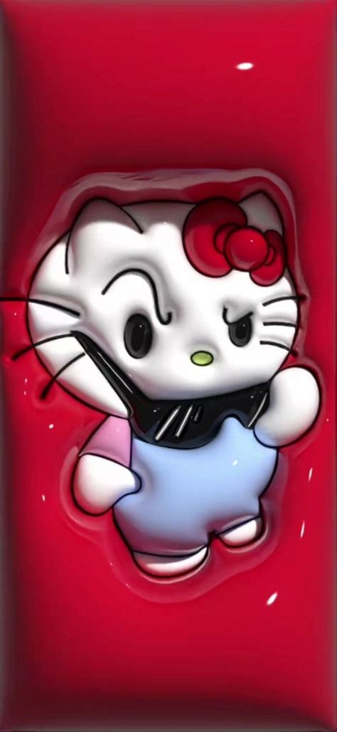 3d Wallpaper 3d Fond Decran Hello Kity в 2023 г 3d обои Обои Hello Kitty Винтажные плакаты