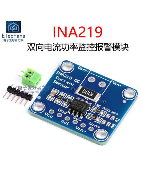 Bidirectional Voltage Current Power Monitor Alarm Module With Zero Drift Ina219 Chip I2c