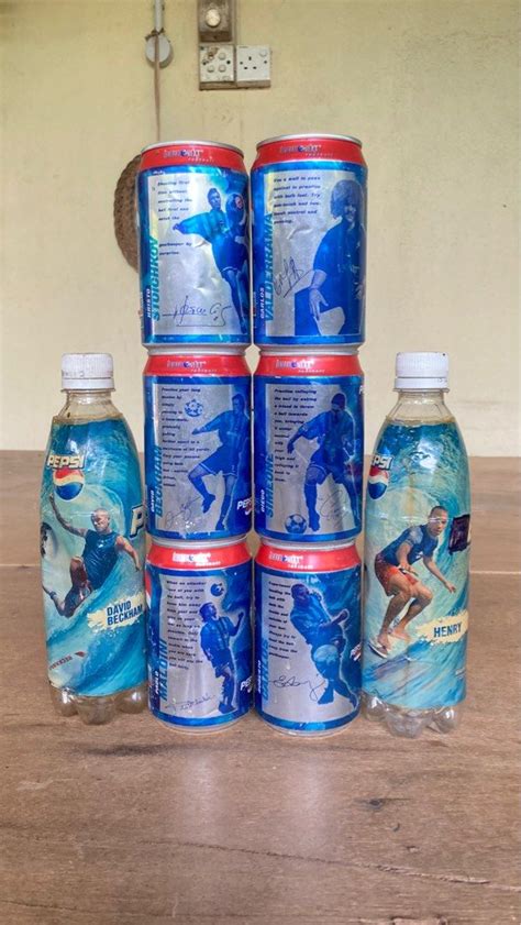 Tin Botol Air Pepsi Bola World Cup 1998 Furniture And Home Living Home