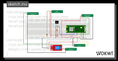 Plant Gardening Kit Wokwi Esp32 Stm32 Arduino Simulator