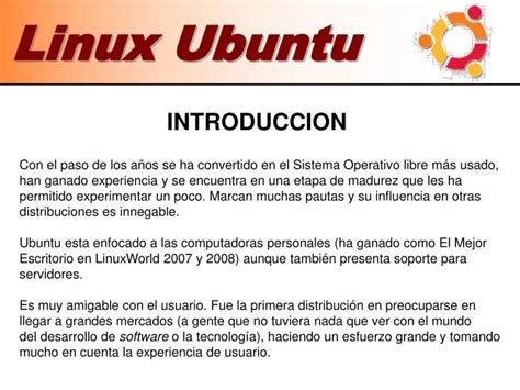 Ppt Linux Ubuntu Powerpoint Presentation Free Download Id1575613