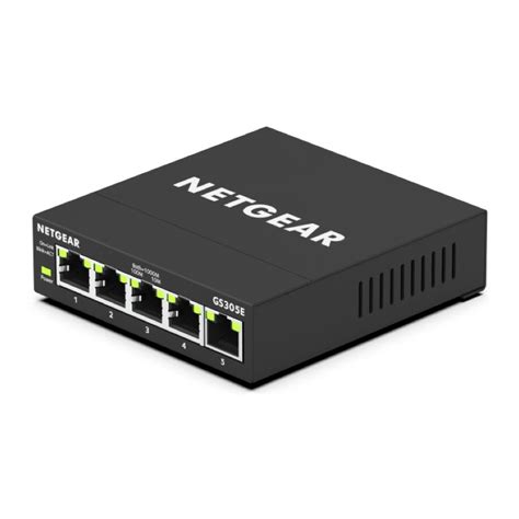5 Port Gigabit Ethernet Managed Switch GS305E EN