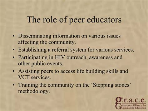 Role Of P Es In Comprehensive Care Mwende Grace Africa Ppt