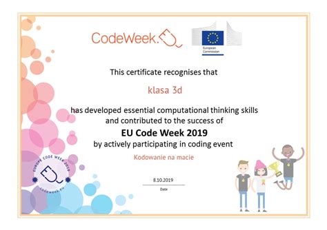Klasowy Pamiętnik Eu Code Week