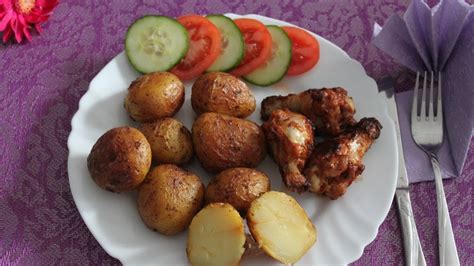 Жареная картошка в мундире Youtube