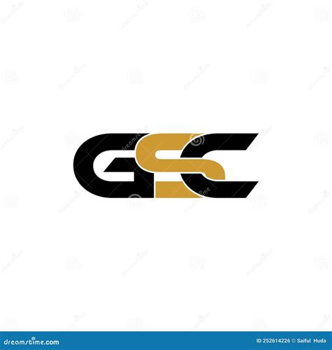 Letter Gsc Simple Monogram Logo Icon Design Stock Vector Illustration Of Esport Luxury