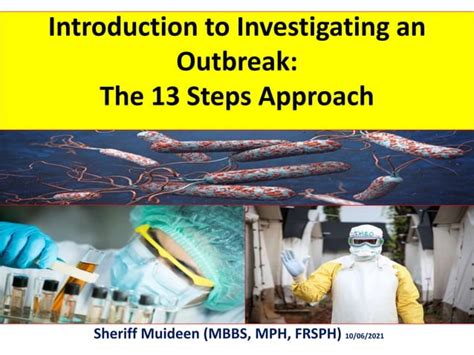 Outbreak Investigation Ppt Pptx