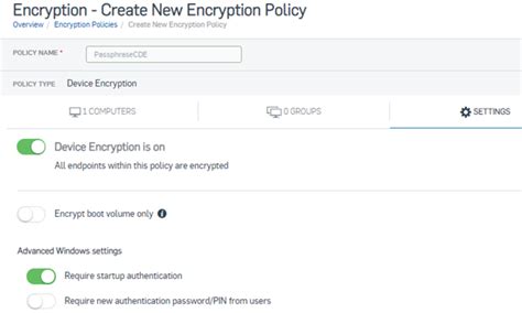Sophos Cde Hướng Dẫn Cấu Hình Device Encryption Với Chế độ Xác Thực Passphrase Thế Giới Firewall