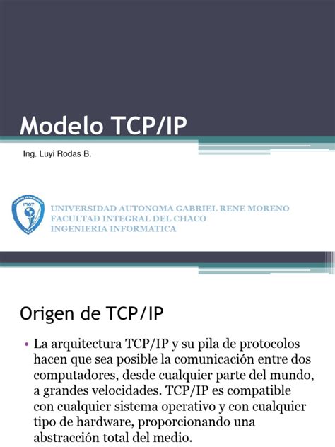 Tema 2 Modelo Tcpip Pdf Protocolos De Internet Protocolo De Control De Transmisión