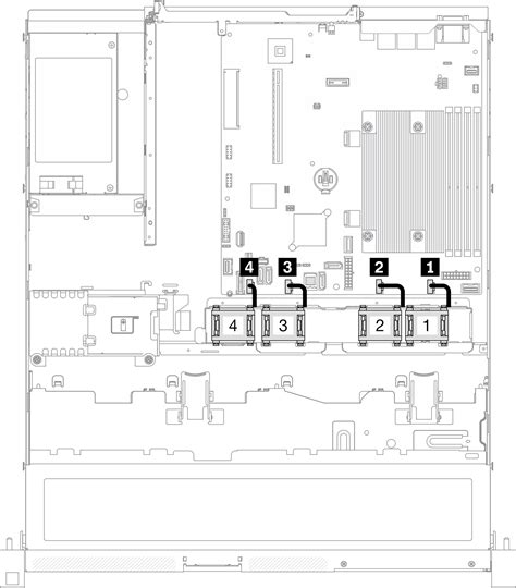 Fan Cable Routing Thinksystem Sr250 V2 Lenovo Docs