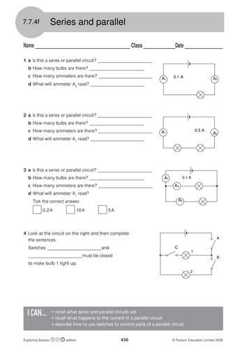 Ks3 Gcse Lesson And Resources On Constructing Parallel Circuits Teaching Resources