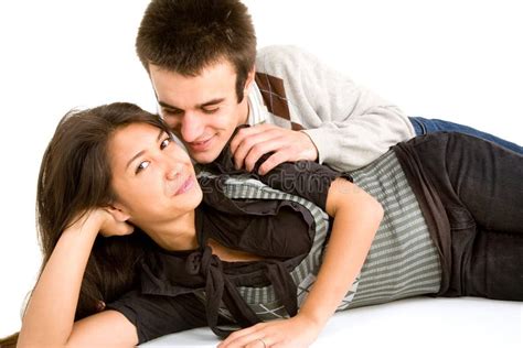 Pares Jovenes Felices Imagen De Archivo Imagen De Felicidad