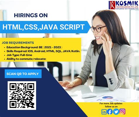 Kosmiktechnologies Pvt Ltd On Linkedin Frontenddeveloper Backenddeveloper Javascript