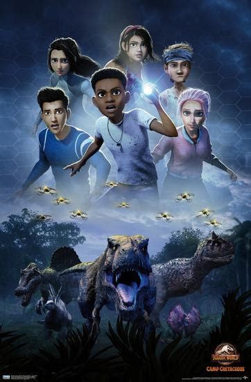 Jurassic World Camp Cretaceous One Sheet Print Trends