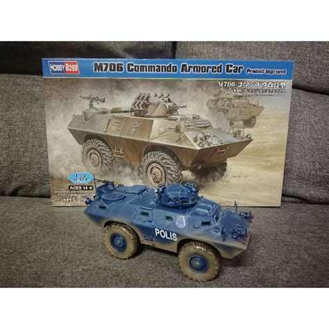 [ready Stock] Assembled Coloured Model Scale 1 35 Prdm M706 Commando Armor Car Shopee Malaysia