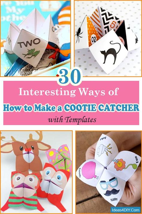 30 How To Make A Cootie Catcher Diys Ideas And Free Templates