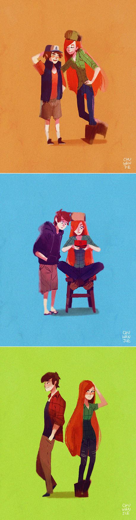 Dipper X Wendy By Chuwenjie On Deviantart