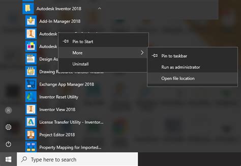 Missing Inventor Shortcut On Desktop And Start Menu Autodesk Community