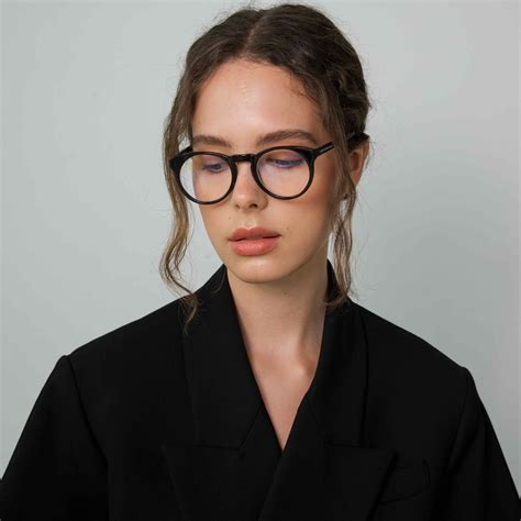 Sharp Black Computer Glasses Supernormal