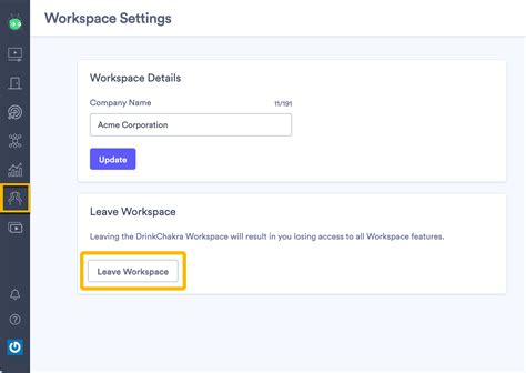 How To Leave A Workspace Vidyard Support