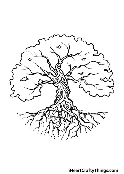 How To Draw A Tree Of Life