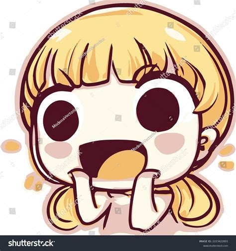 Cute Girl Vector Illustration Vector Cartoon Stock Vector Royalty Free