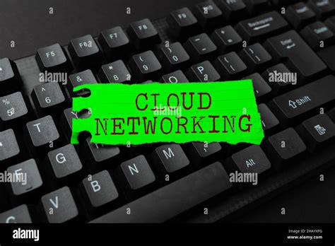 Sign Displaying Cloud Networking Business Concept Is Term Describing