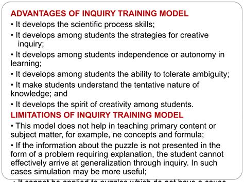 Inquiry Training Model Pptx