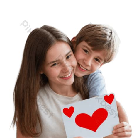 A Son Embracing Her Mother And Giving Love Sticker Day Concept Png Images Png Free Download