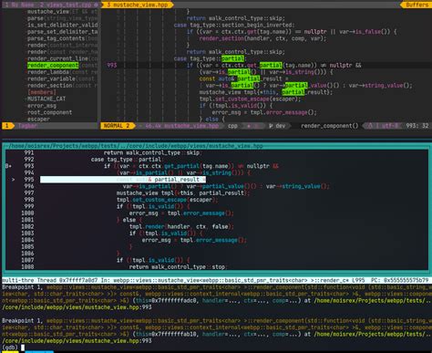 fix mustache view hanging while processing partials · issue 123