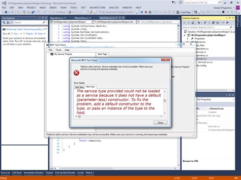 Dependency Injection In Wcf Services With Ninject Gigi Labs