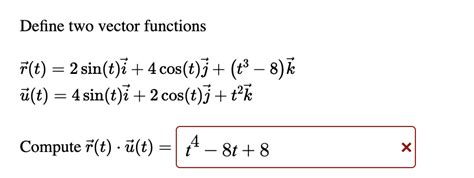 Solved Define Two Vector
