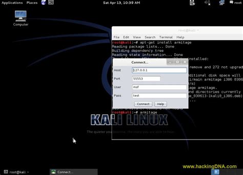 Hackingdna Kali Armitage On Kali Linux