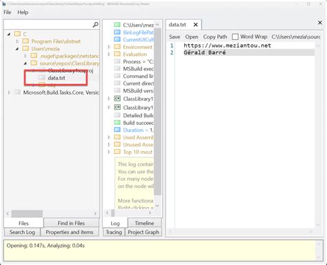 Embedding Additional Files In An Msbuild Binary Log File Meziantous Blog