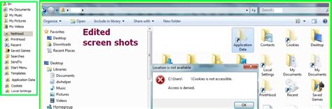 Topic Windows 7 Ten Default Shortcuts Access Is Denied Askwoody