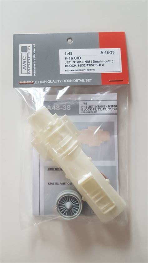 Genral Dynamics F 16 C D Block 25 32 42 52 Sufa Jet Intake Nsi For Kinetic Kit Awc Model A48 38