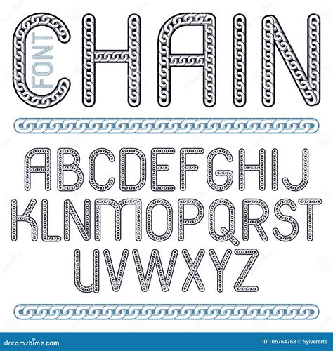 Vector Type Font Script From A To Z Capital Decorative Letters Stock