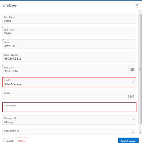 Oracle Application Express 18 Creating Dynamic Actions