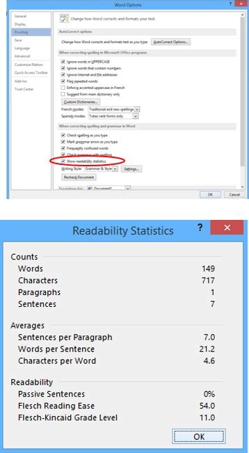 Word Readability Statics Make The Grade Greg Creech