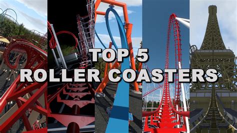 Top 5 Roller Coasters Youtube