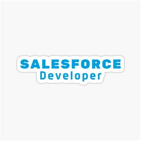 Salesforce Developer Work From Home Essential Sticker For Sale By Customthings90 Redbubble
